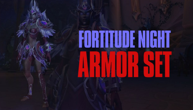 Fortitude of the Nightborne Armor Set - Redeem Now in 2023