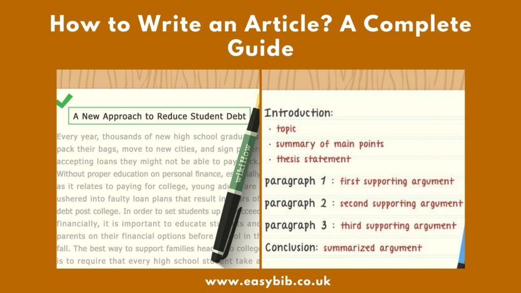 How to Write an Article? A Complete Guide