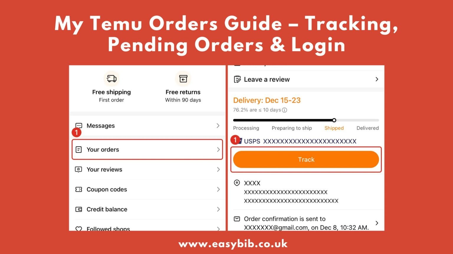 My Temu Orders Guide – Tracking, Pending Orders & Login