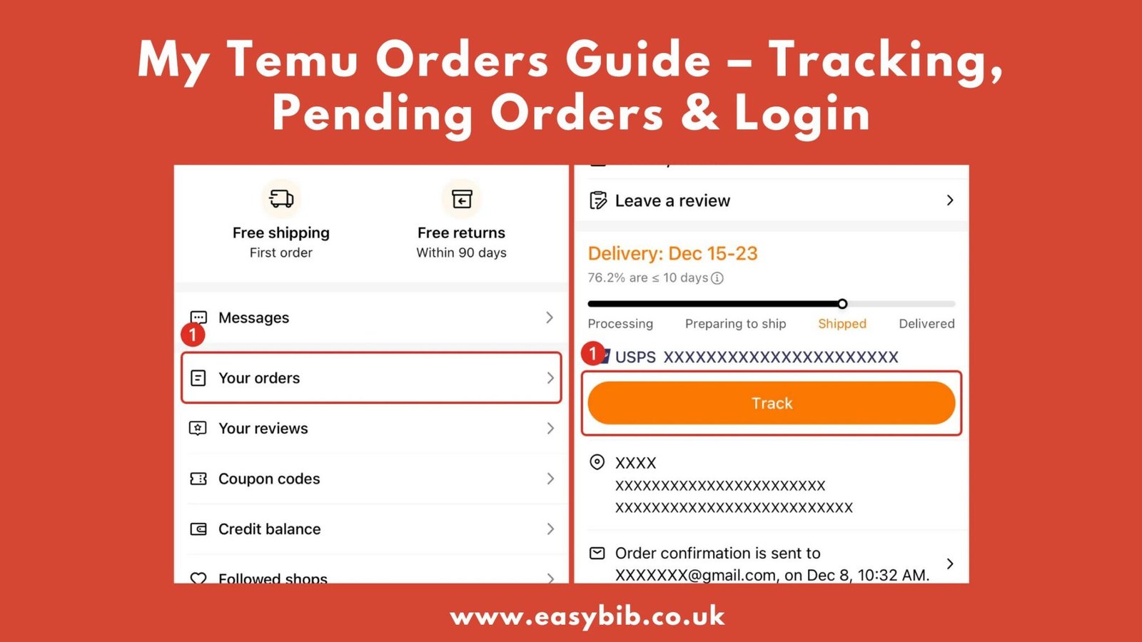 My Temu Orders Guide – Tracking, Pending Orders & Login