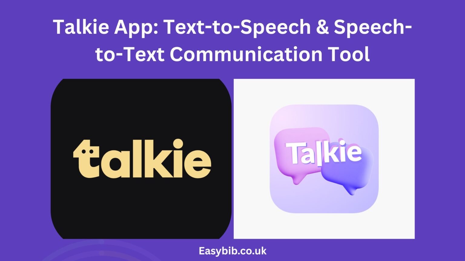 Talkie App: Text-to-Speech & Speech-to-Text Communication Tool
