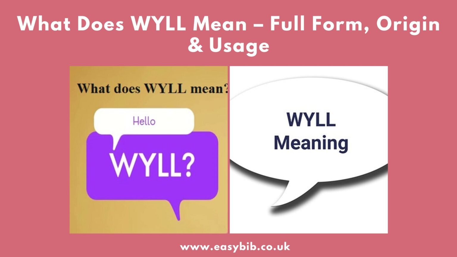 What Does WYLL Mean – Full Form, Origin & Usage