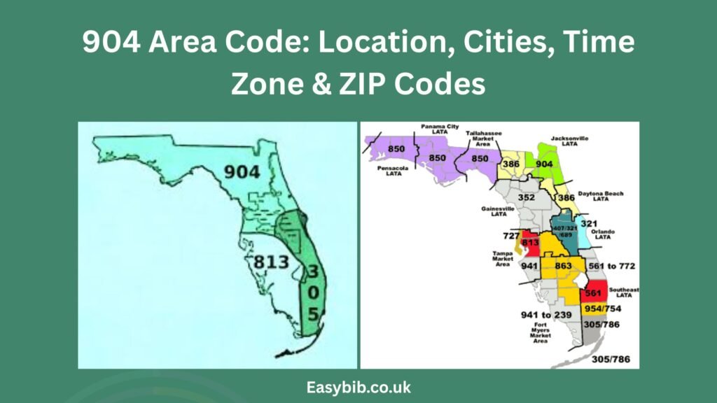 904 Area Code: Location, Cities, Time Zone & ZIP Codes